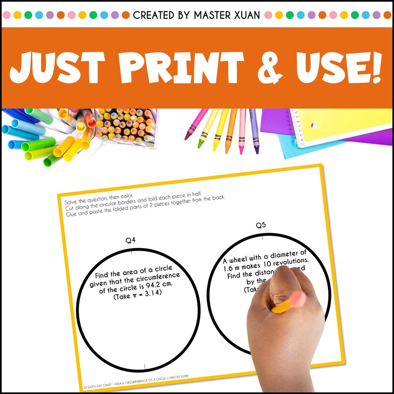 Earth Day Crafts 7th Grade Homeschool Math Printables Middle School ...