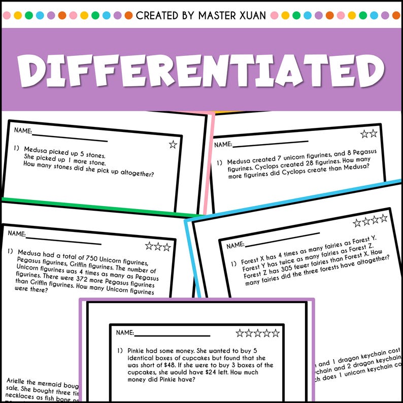 Mythical Creatures Printable Paper Craft for Kids Activities for Four ...