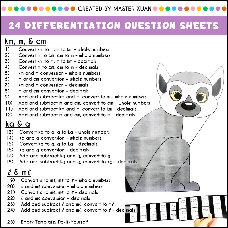 Animal Crafts for Kids Printable Activity for Math Bulletin Board for ...