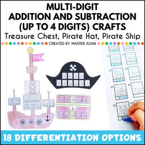 Kids Printable Pirate Ship Hat Mathematics Printables Pirate Crafts for ...