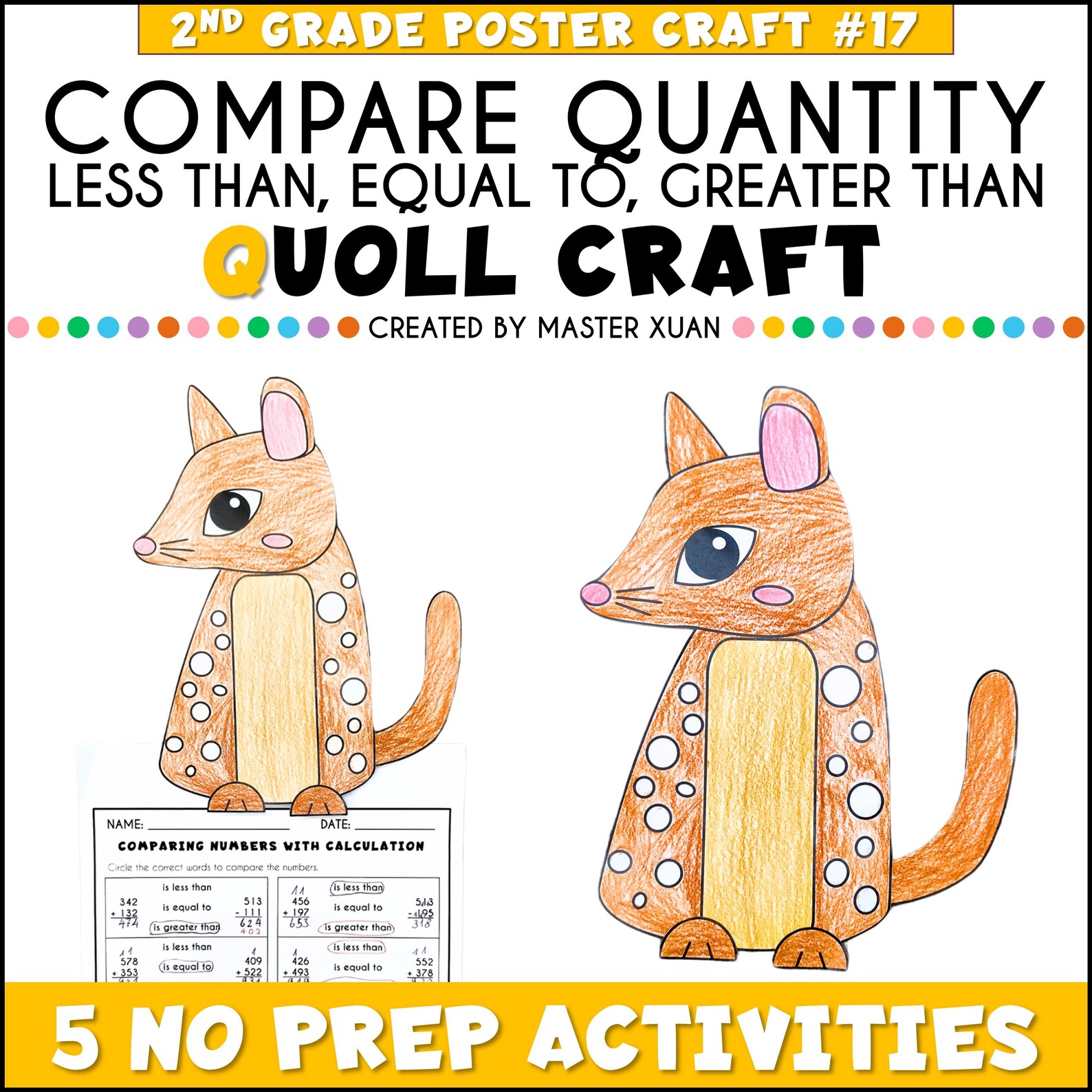 Greater Than Less Than Equal to Worksheet 2nd Grade Math Worksheet ...