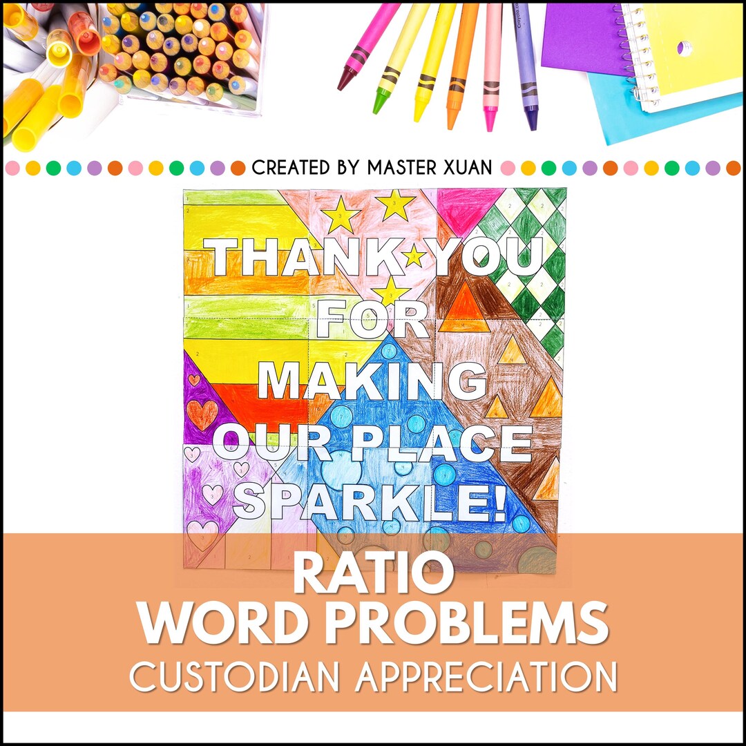 Custodian Appreciation Collaboration Poster – Printable Paper Craft ...