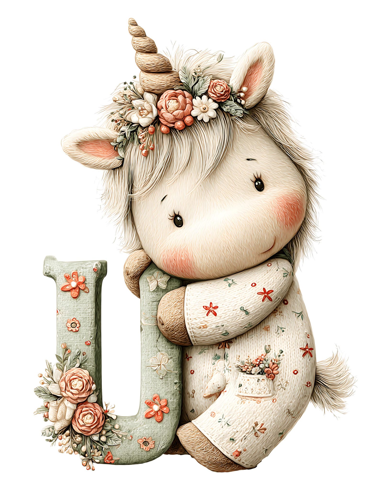 88 Whimsical Letters Baby Animals Alphabet Clipart Nursery Animal ...