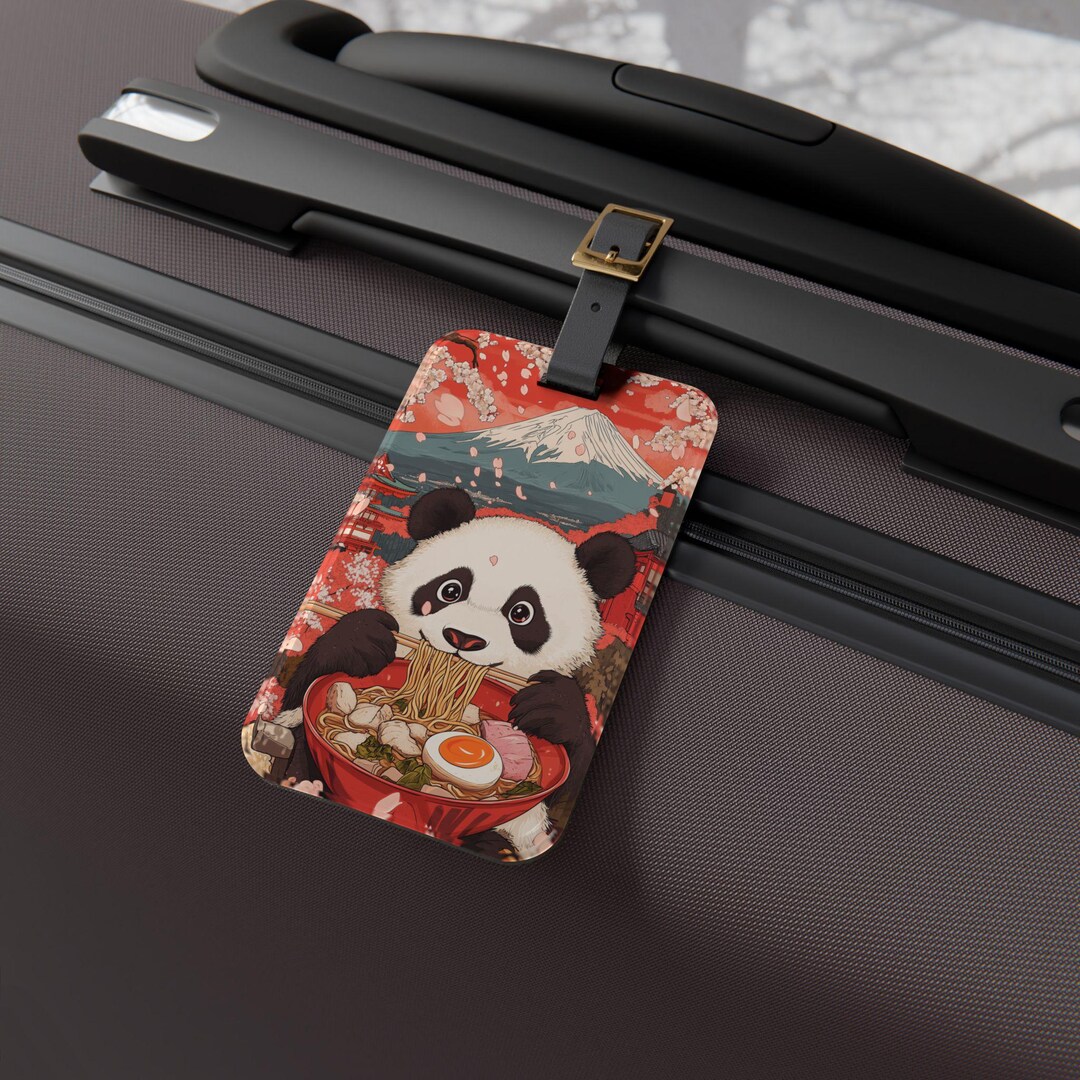 Cute Panda Luggage Tag - Japan Travel Accessory for Animal Lovers ...