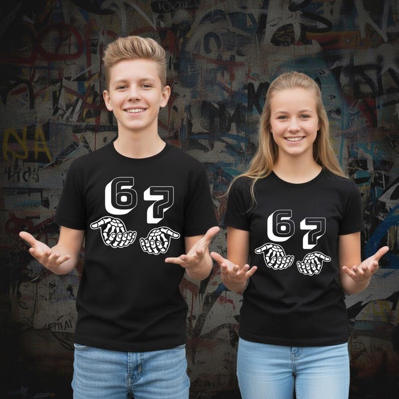 Six Seven SVG PNG 6 7 Meme Funny Hands Viral Internet Humor 67 Trend ...