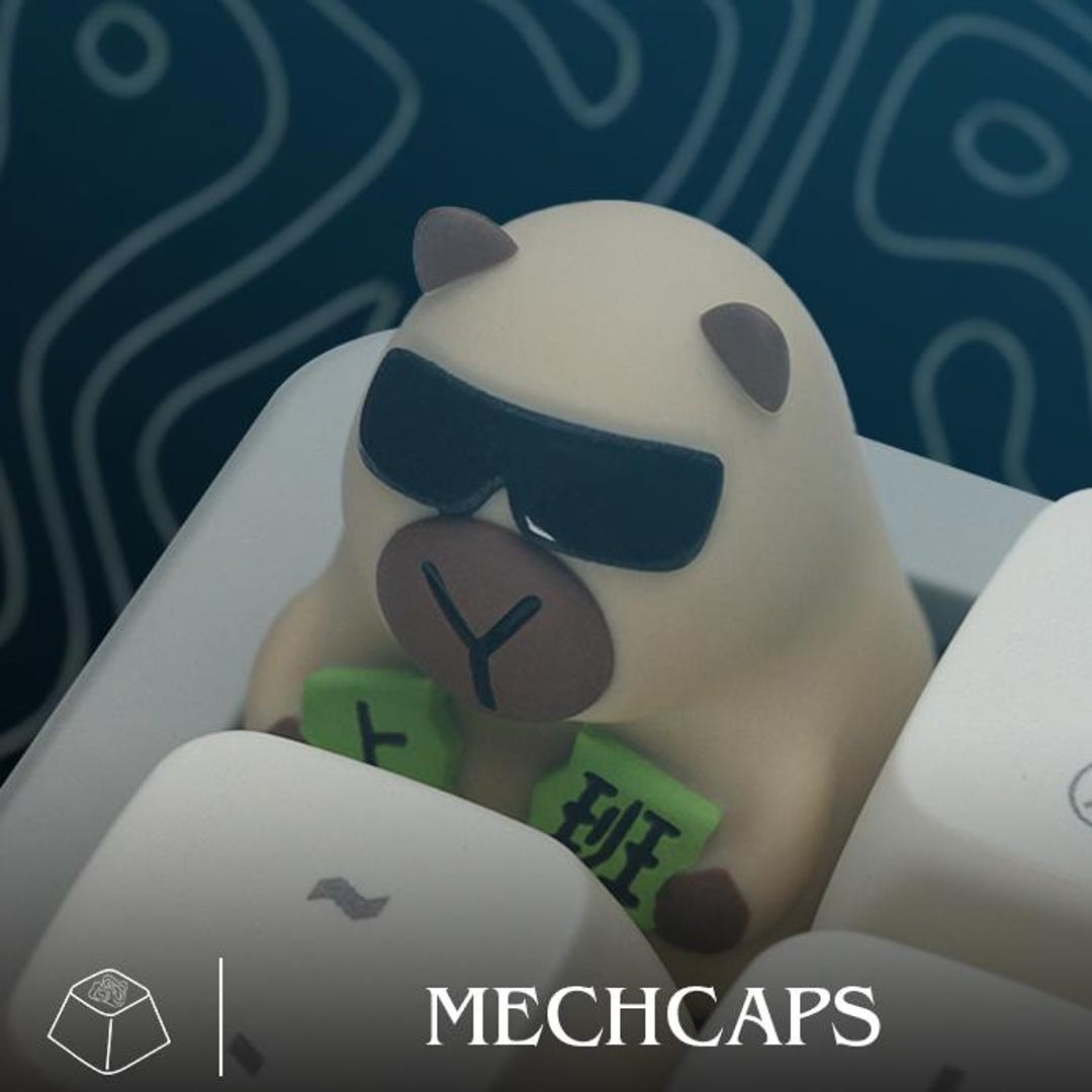CAPYBARA - PBT Keycaps Resin Artisan for MX Switch Mechanical Keyboard ...