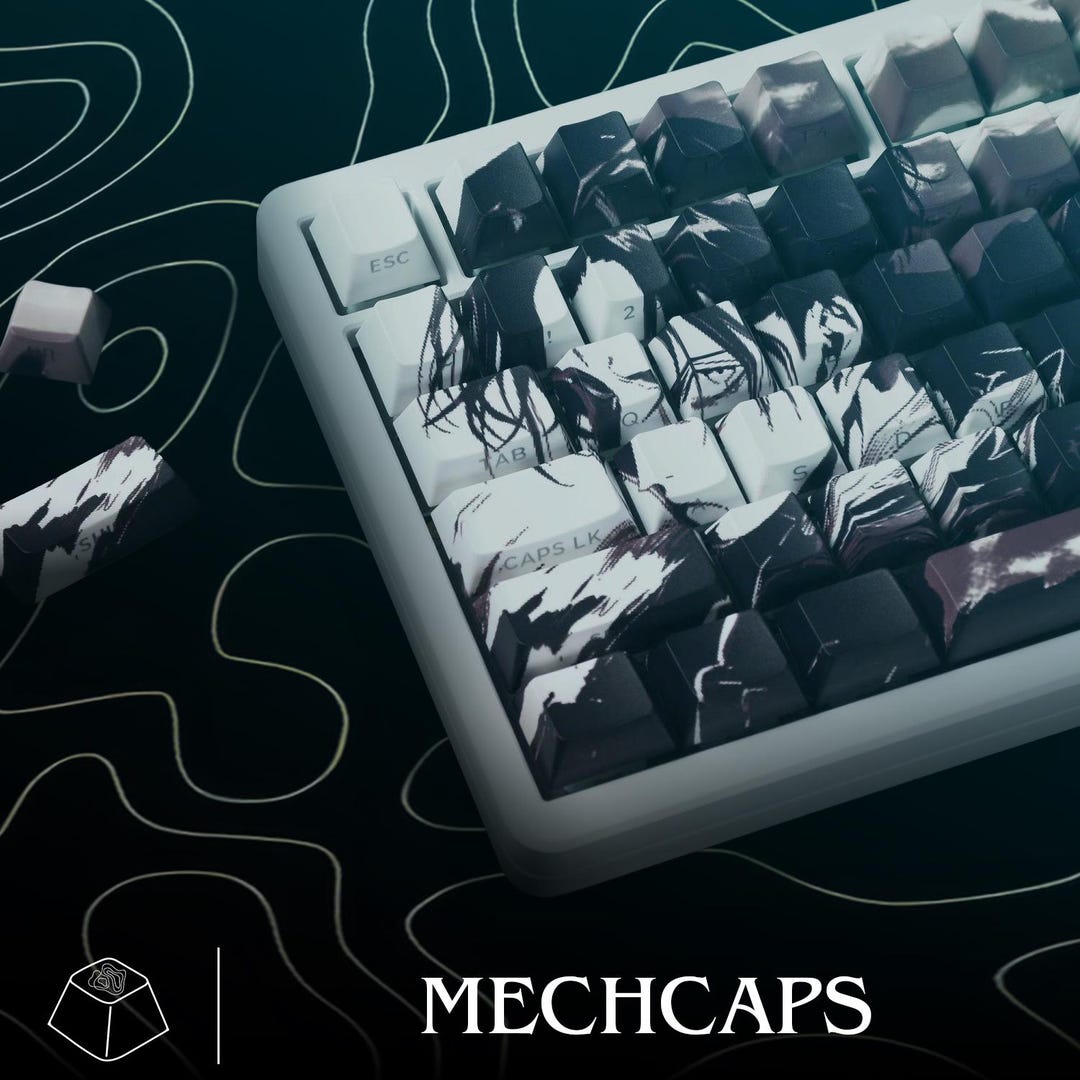 Levi Ackerman Keycaps – PBT Dye Sublimation Side Print Cherry Profile ...