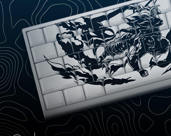 108 Keys PBT Dye-sub Dark Fantasy Queen Keycap Set | Anime-inspired ...