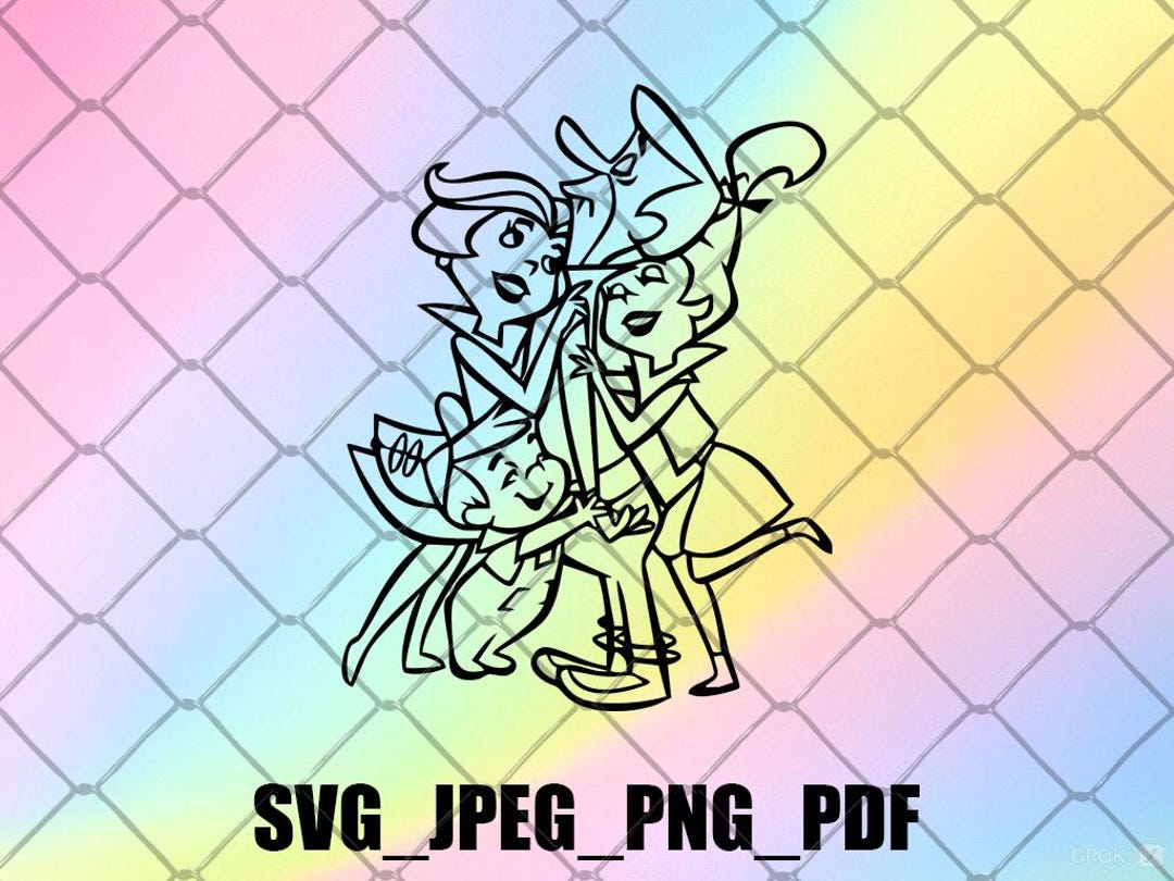 Jetson Family Svg // Jetson Family Svg Cutting File // Jetson Family ...