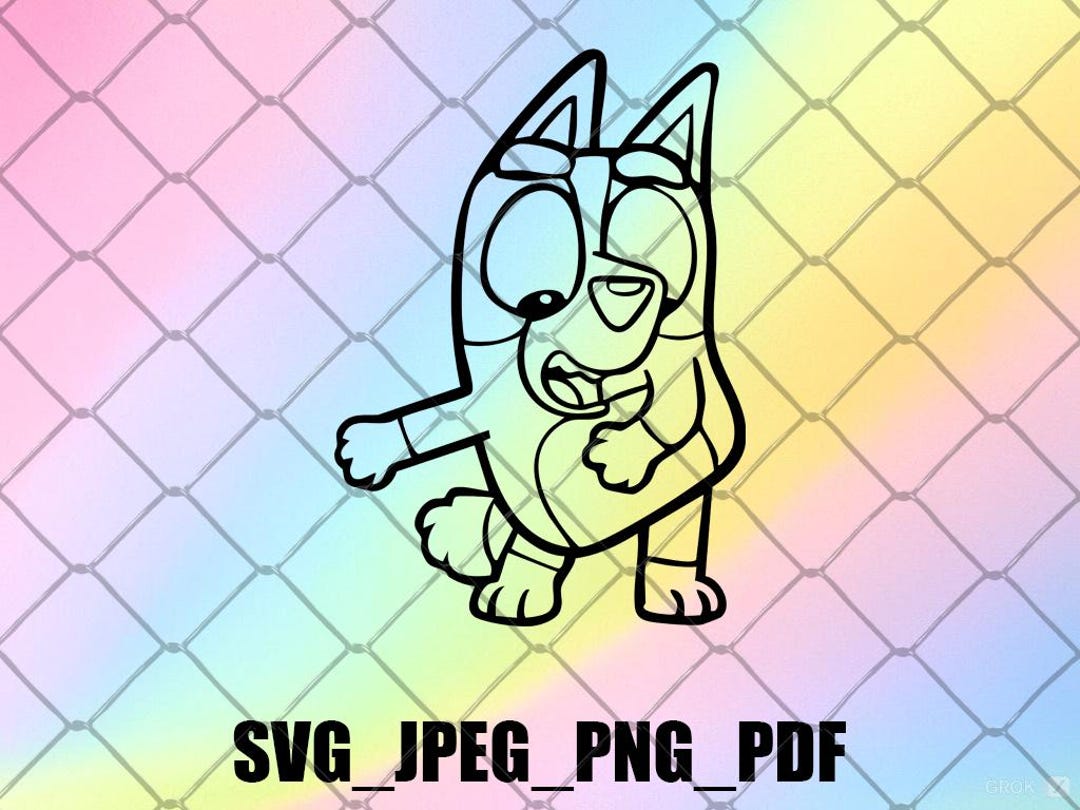 Bluey Bingo Svg // Bluey Bingo Svg Cutting File // Bluey Bingo Cricut ...