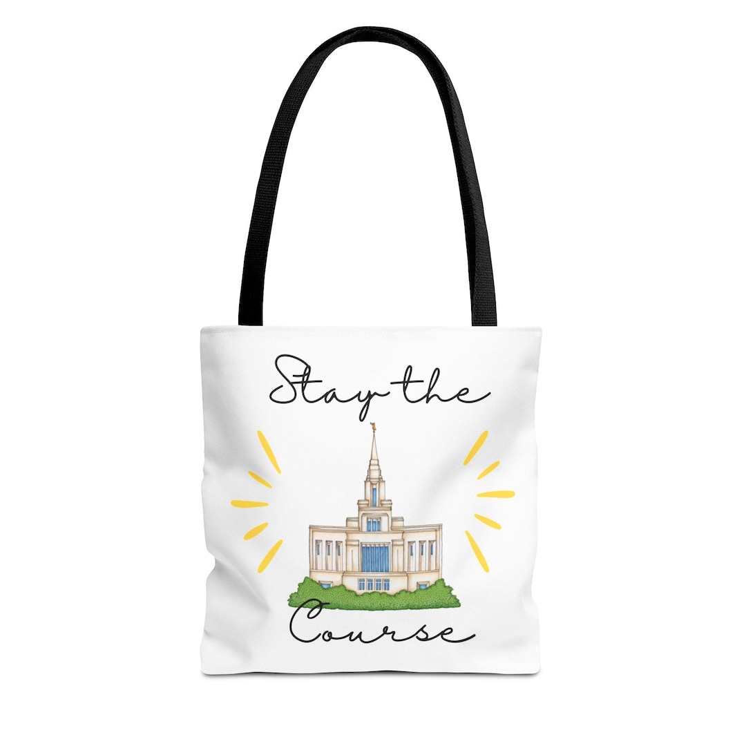 LDS Temple Tote Bag, Mormon Gift, Scripture Tote, Religious Carryall ...