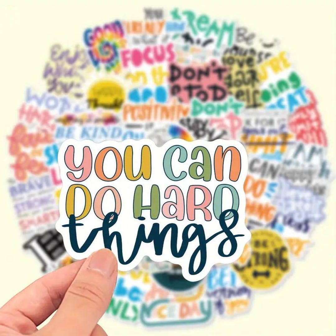 Inspirational Stickers 10 Pcs, Motivational Stickers, Positive ...