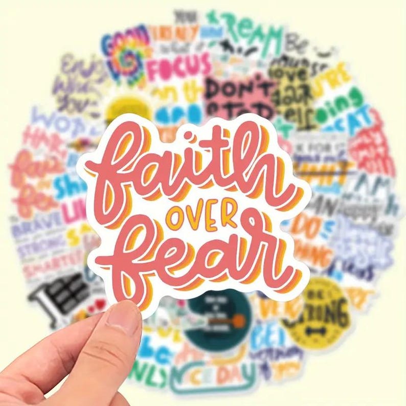 Inspirational Stickers 10 Pcs, Motivational Stickers, Positive ...