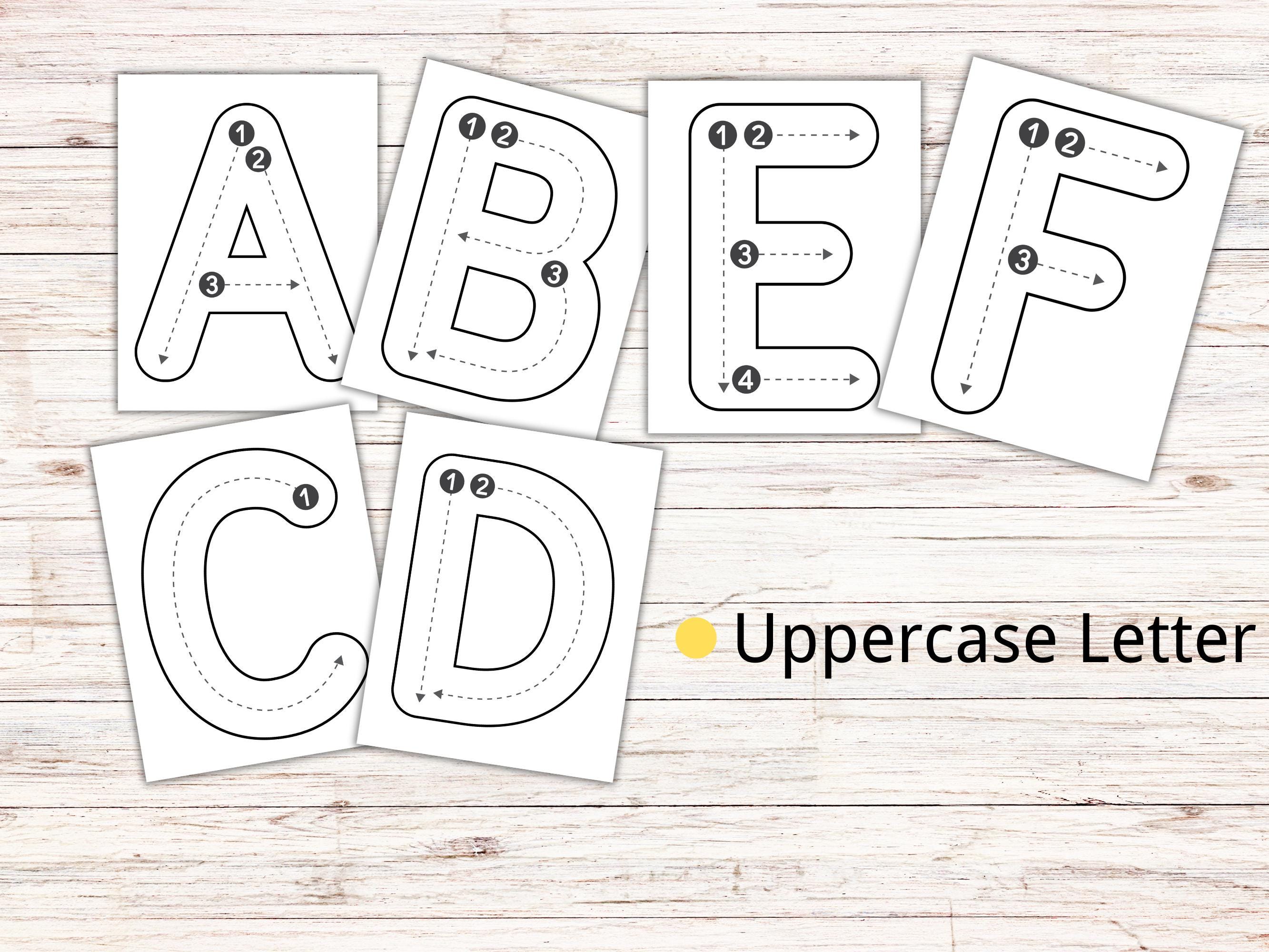 ABC 123 Tracing Activity for Toddlers - Trace Letters A-z,numbers 0-10 ...