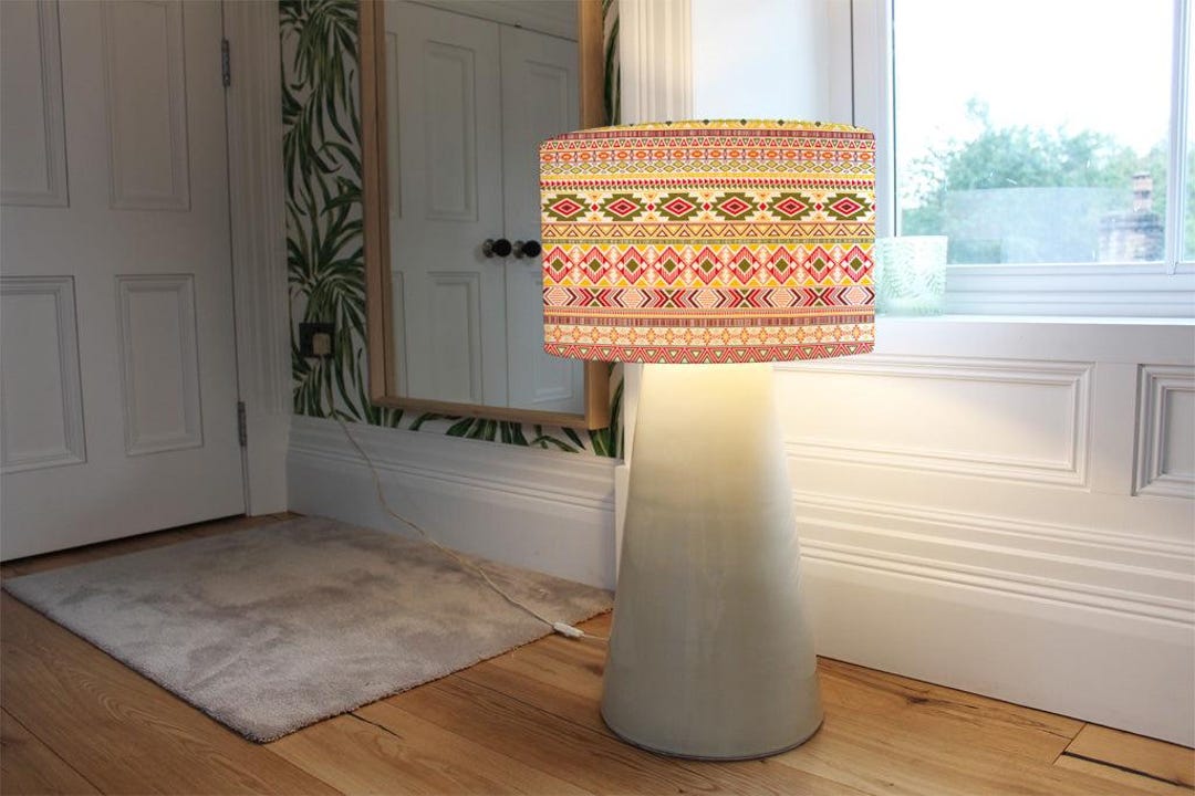 Aztec American Indian Pattern ceiling & Lamp Shade - Etsy