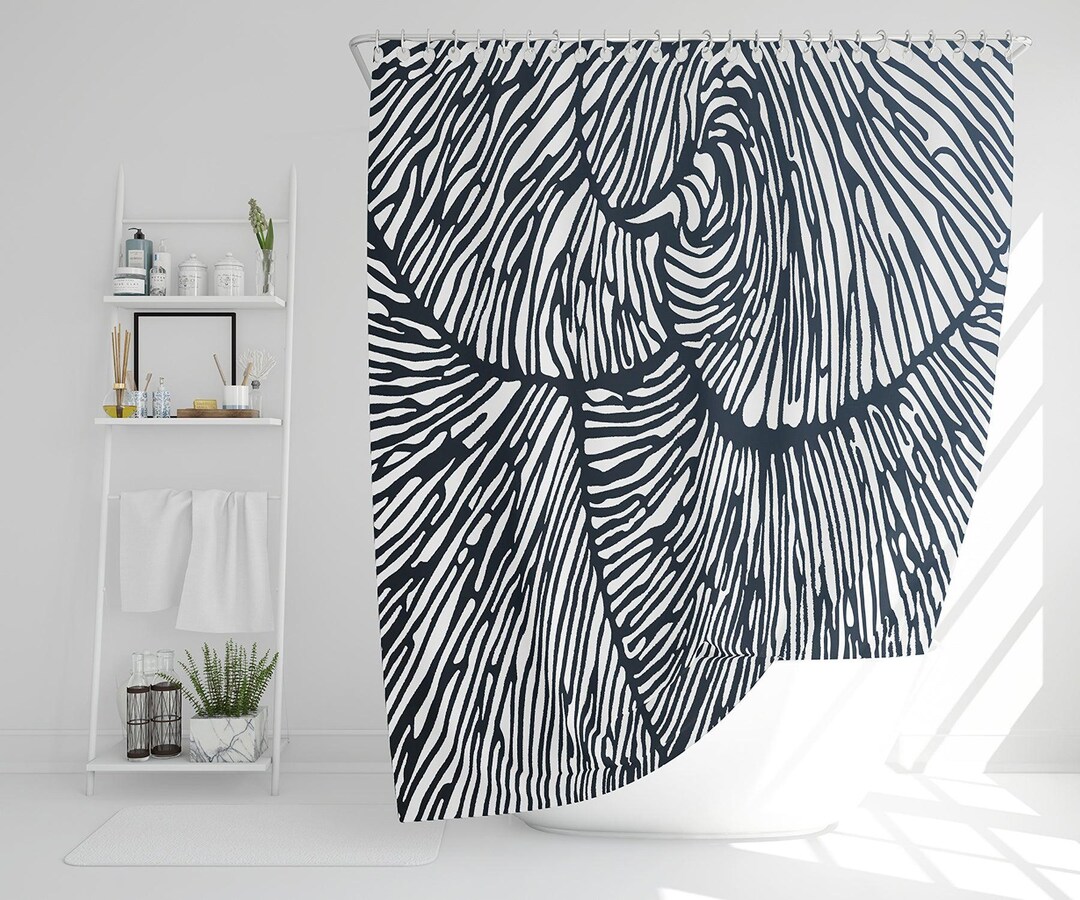 Biophilic Design With Natural Analogues Texture shower Curtain - Etsy