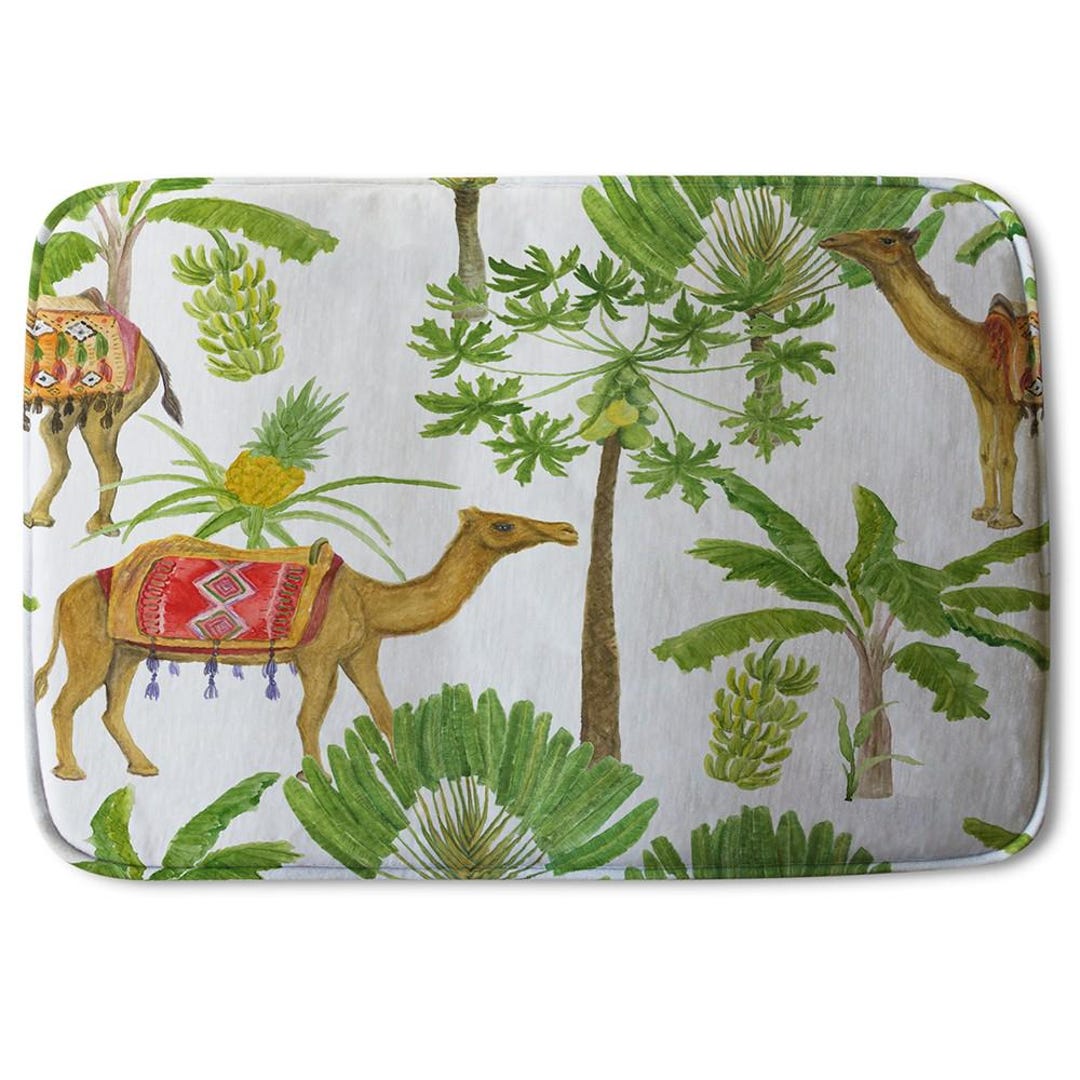 Camels & Palm Trees bath Mat - Etsy