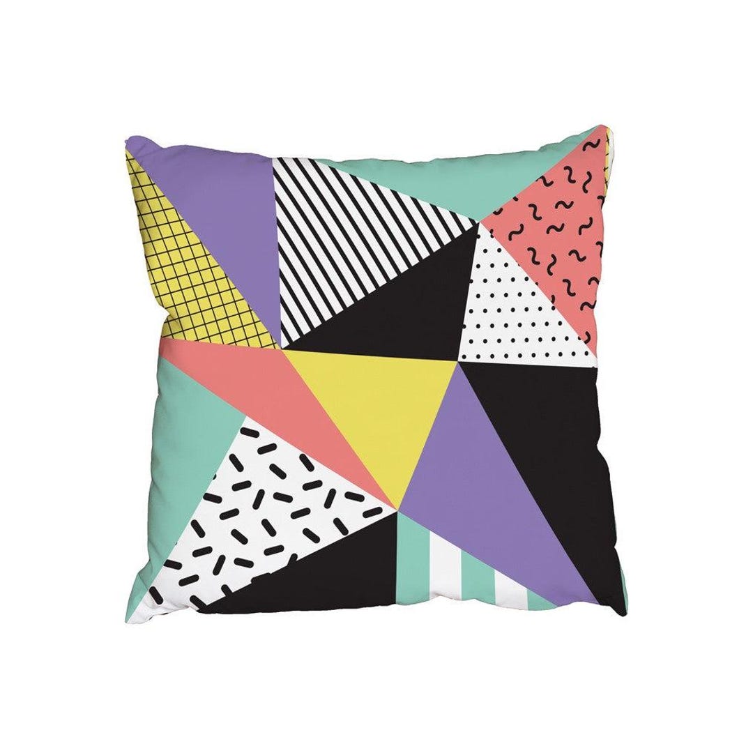 Cushions Retro Memphis Style cushion - Etsy