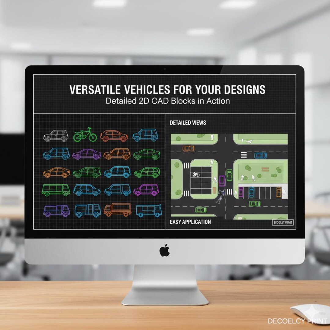 Car and Vehicle CAD DWG Blocks - Etsy
