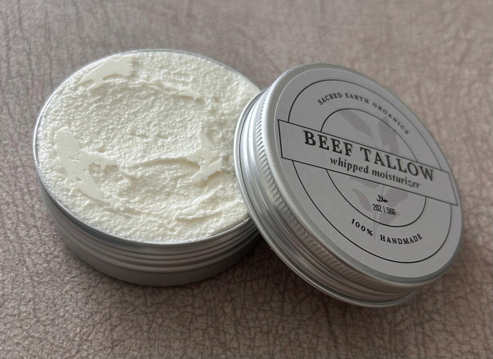 Organic Grass-fed Halal Beef Tallow Moisturizer - Etsy