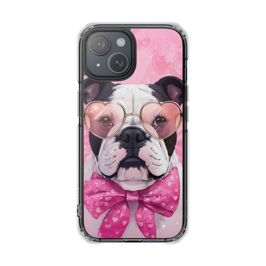 Bulldog Valentine's Day Magsafe Phone Case Bulldog Mom Phone Case ...