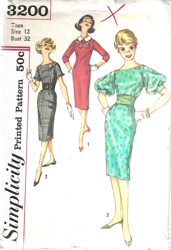 Ladies Pencil Dress Sewing Pattern Penelope Rebecca Page
