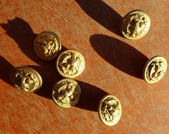 Navy uniform buttons | Etsy