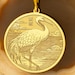 Crane Necklace – Sacred Turna Bird Medallion | Symbol of Longevity ...