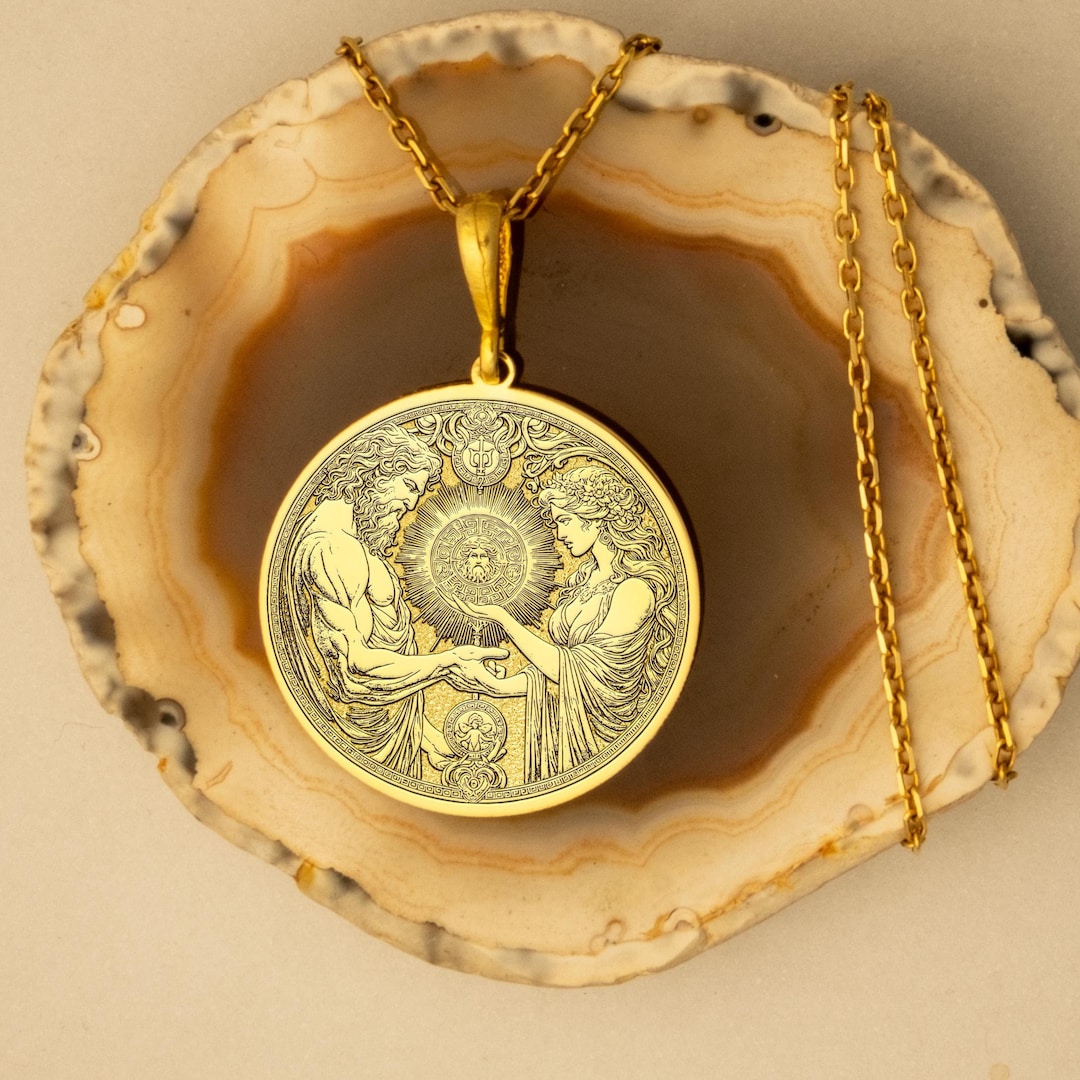 Zeus and Hera Love Story Amulet – Symbol of Life and Devotion ...