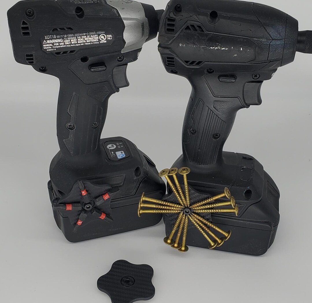 Magnetic Drill Bit Holder. 5 Magnet Revolver on a Bearing to Mount to a ...