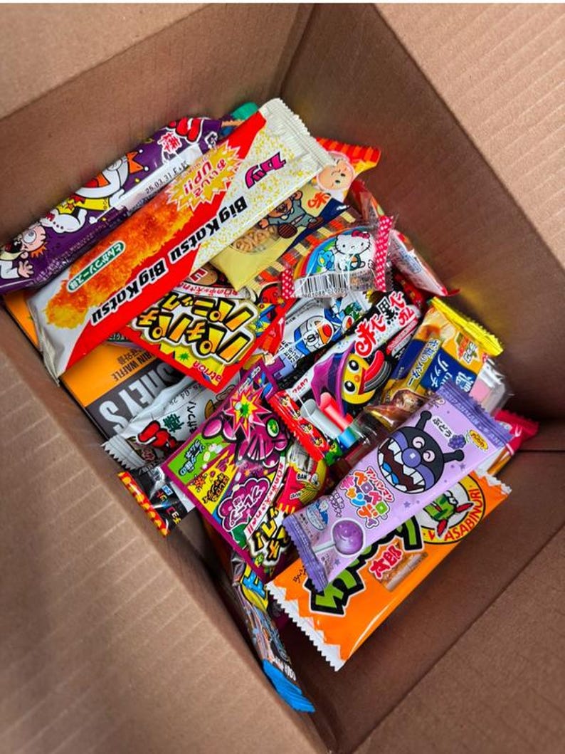 50 Piece Asian Snack Box Japanese, Korean, Chinese & More! Unique Candy ...