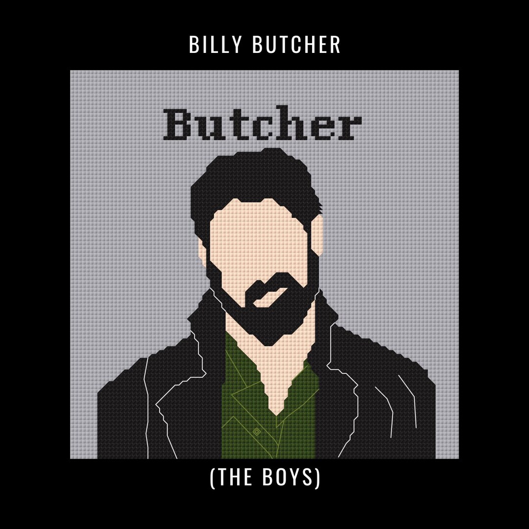 Billy Butcher (the Boys) Cross-stitch Pattern - Etsy