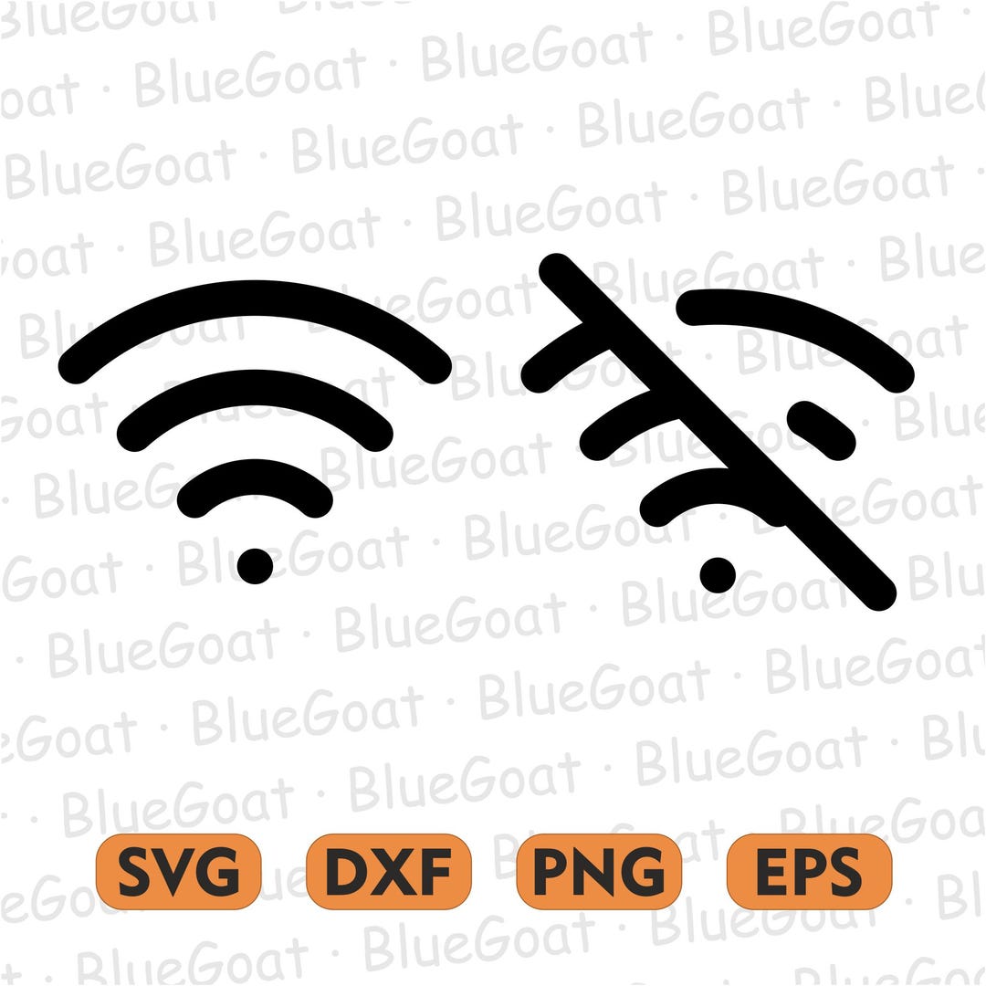 Wlan Symbol SVG Bundle: Internet Zeichen Schneidedateien für Cricut ...