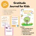 Gratitude Journal for Kids- Printable Pdf - Etsy