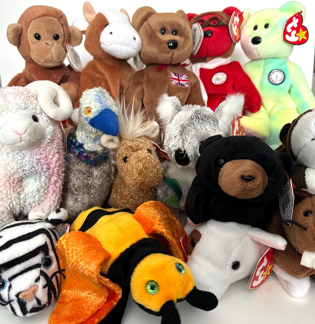 Ty Beanie Babies Retired Vintage Collection. - Etsy