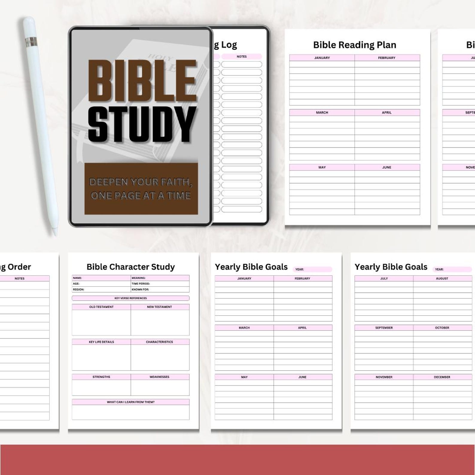 2025 Bible Study Journal, Christian Planner, Faith Journal, Religious ...