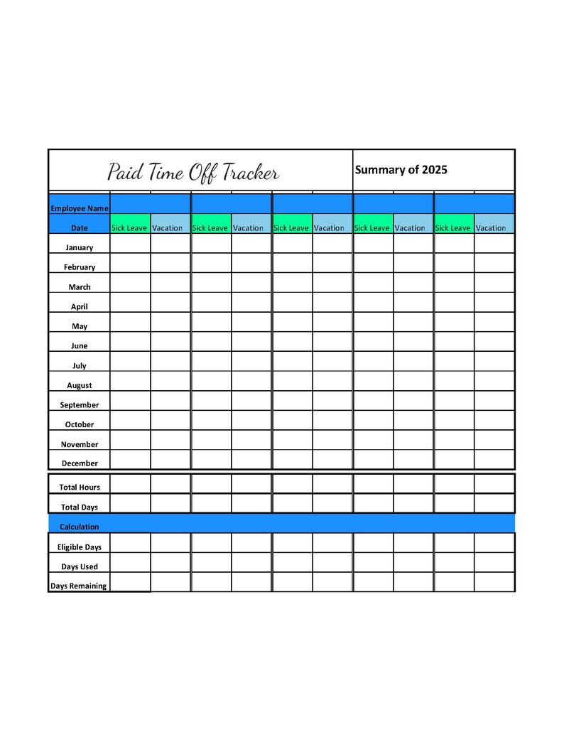 15-page Bundle Includes 2 Printable Weekly Timesheet Templates and a ...