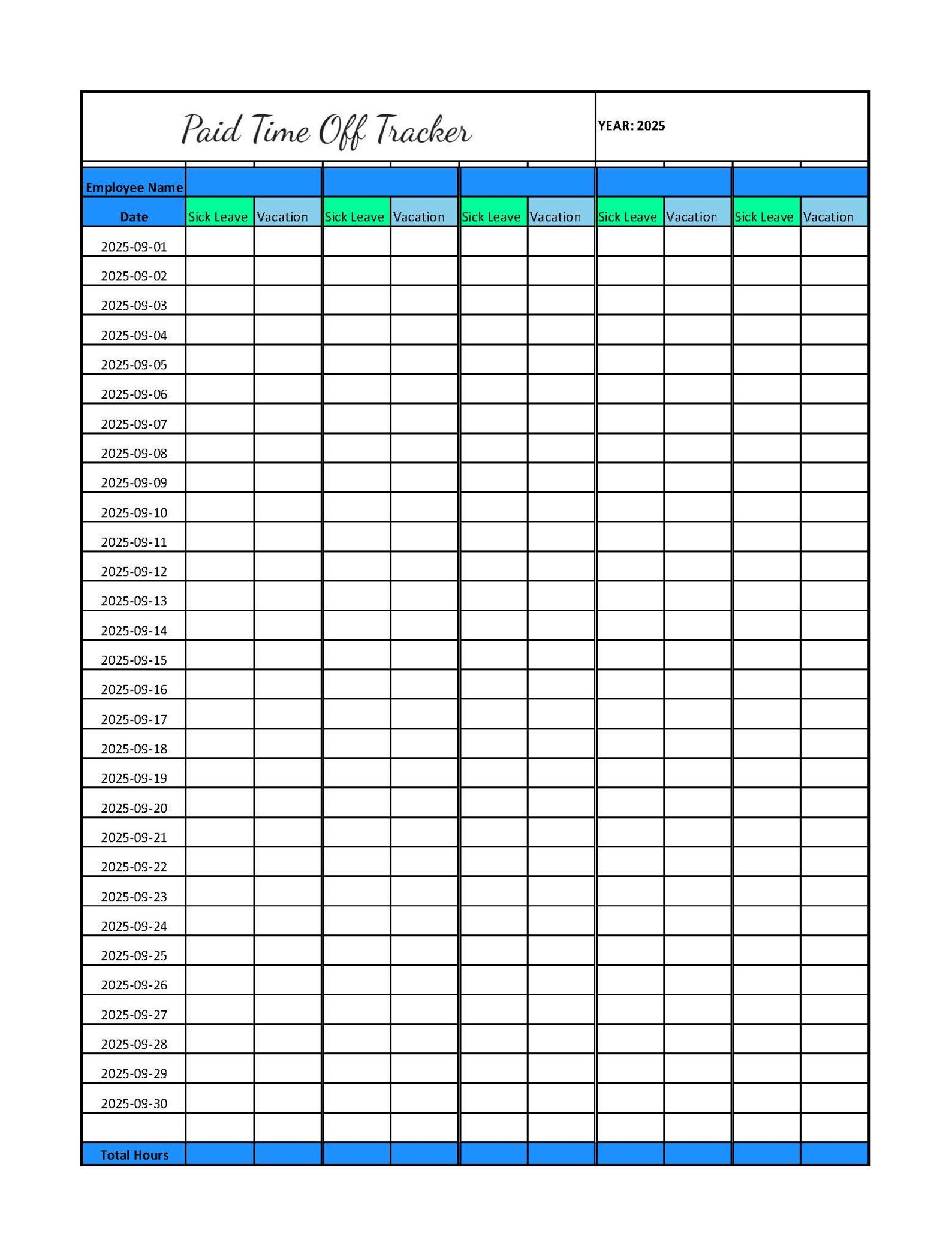 15-page Bundle Includes 2 Printable Weekly Timesheet Templates and a ...