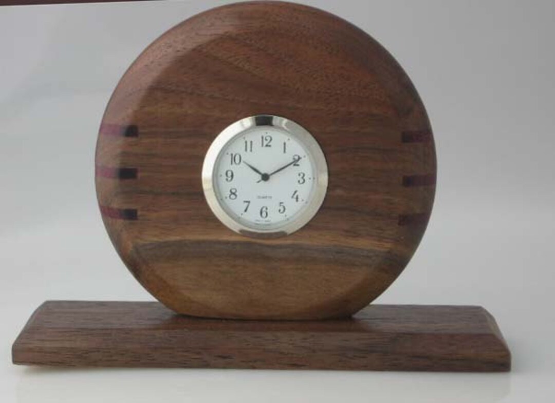 Retro Style Seiko Clock Insert in Walnut - Etsy