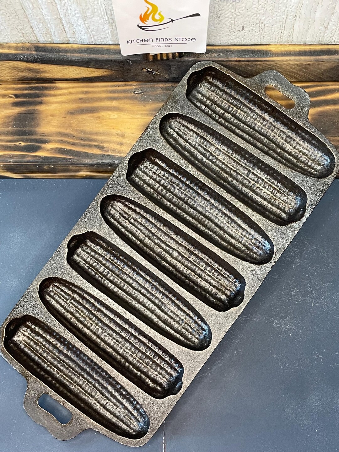 BSR Crispy Cornstick Cast Iron Cornbread/loaf Baking Pan, Vintage ...