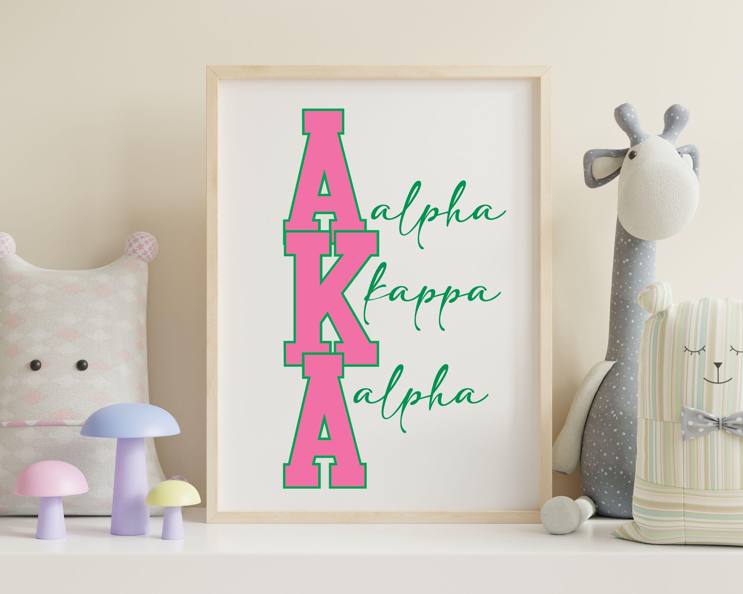 AKA Svg, AKA PNG, Aka Letters Svg, Alpha Kappa Alpha Sorority Svg ...