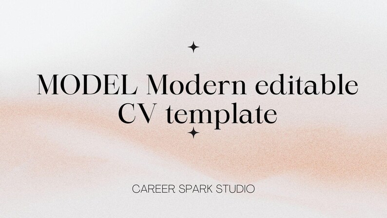 2 Professional CV Templates Modern Resume Design Easy-to-edit Word ...