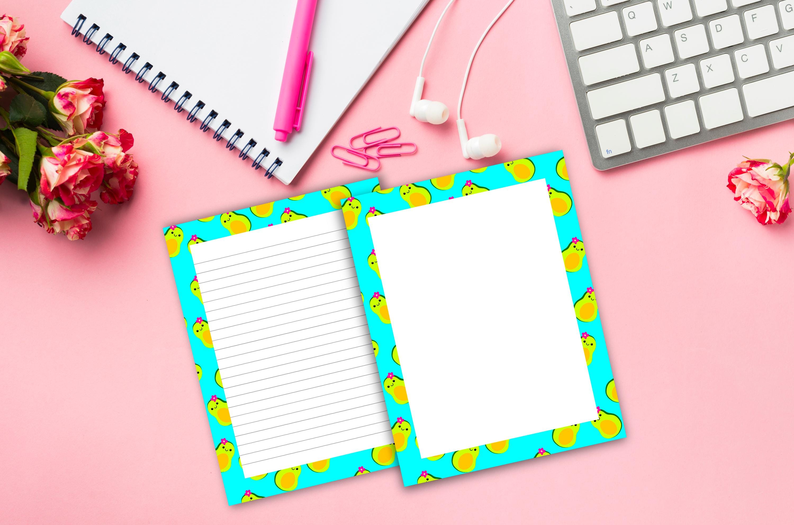 Cute Printable Stationery Instant Download Digital Note Paper Papers ...