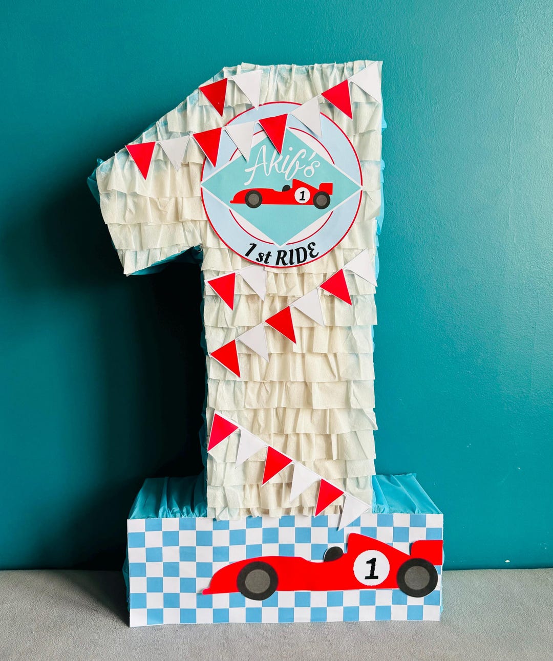 Race Car Pinata My First Race - Etsy