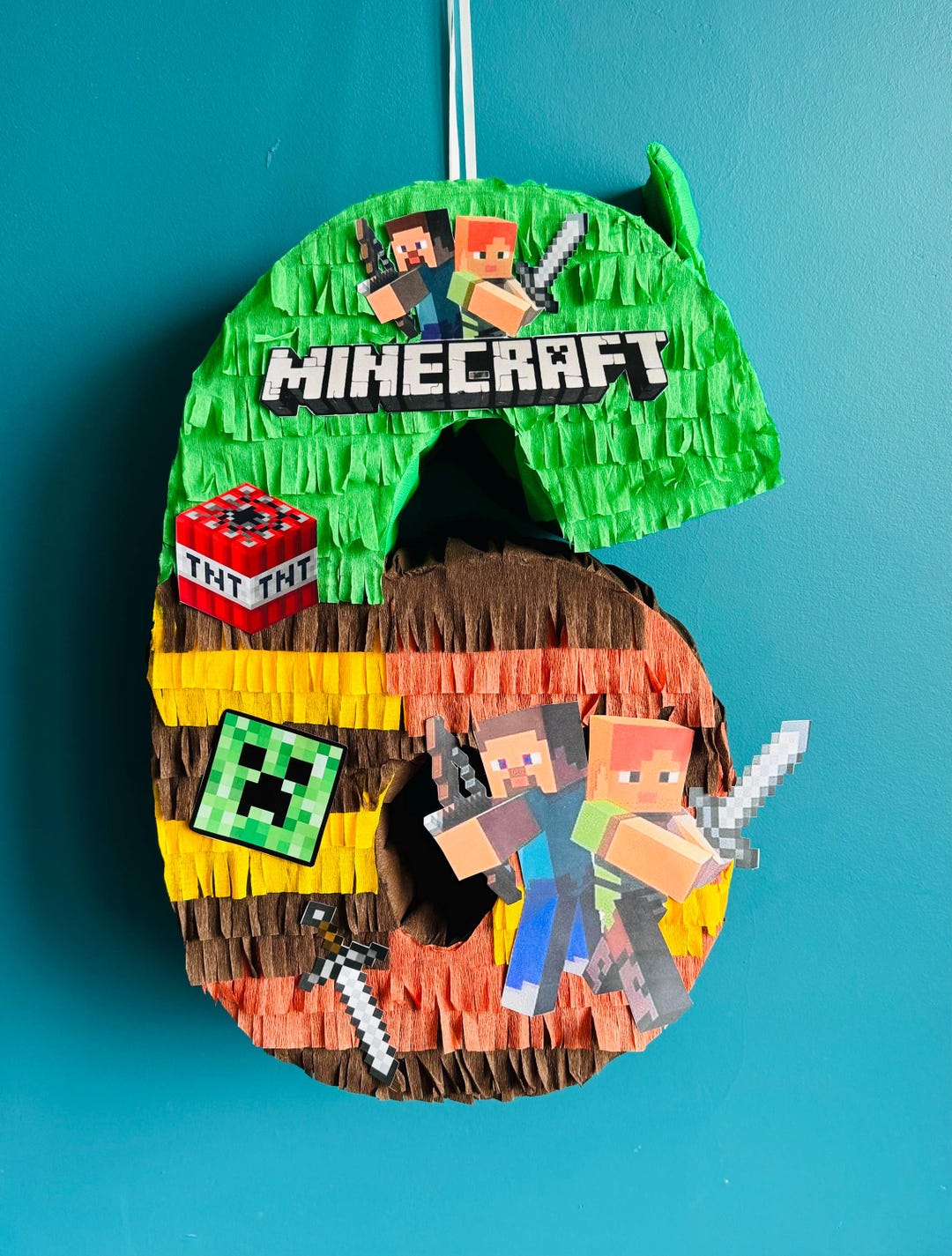 Minecraft Pinata - Etsy