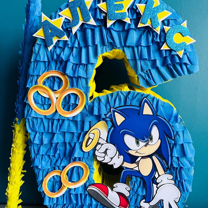 Sonic the Hedgehog Pinata - Etsy
