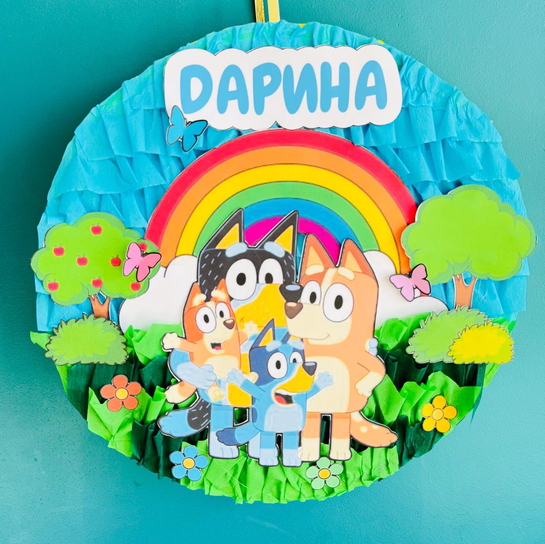 Bluey and Bingo Pinata - Etsy
