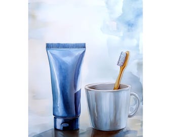 Healthy Teeth, Stylish Poster for a Dentist | Dental Office Decoration ...