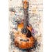 Acoustic Guitar Poster - Graphic Decoration for a Musician, Gift for a ...