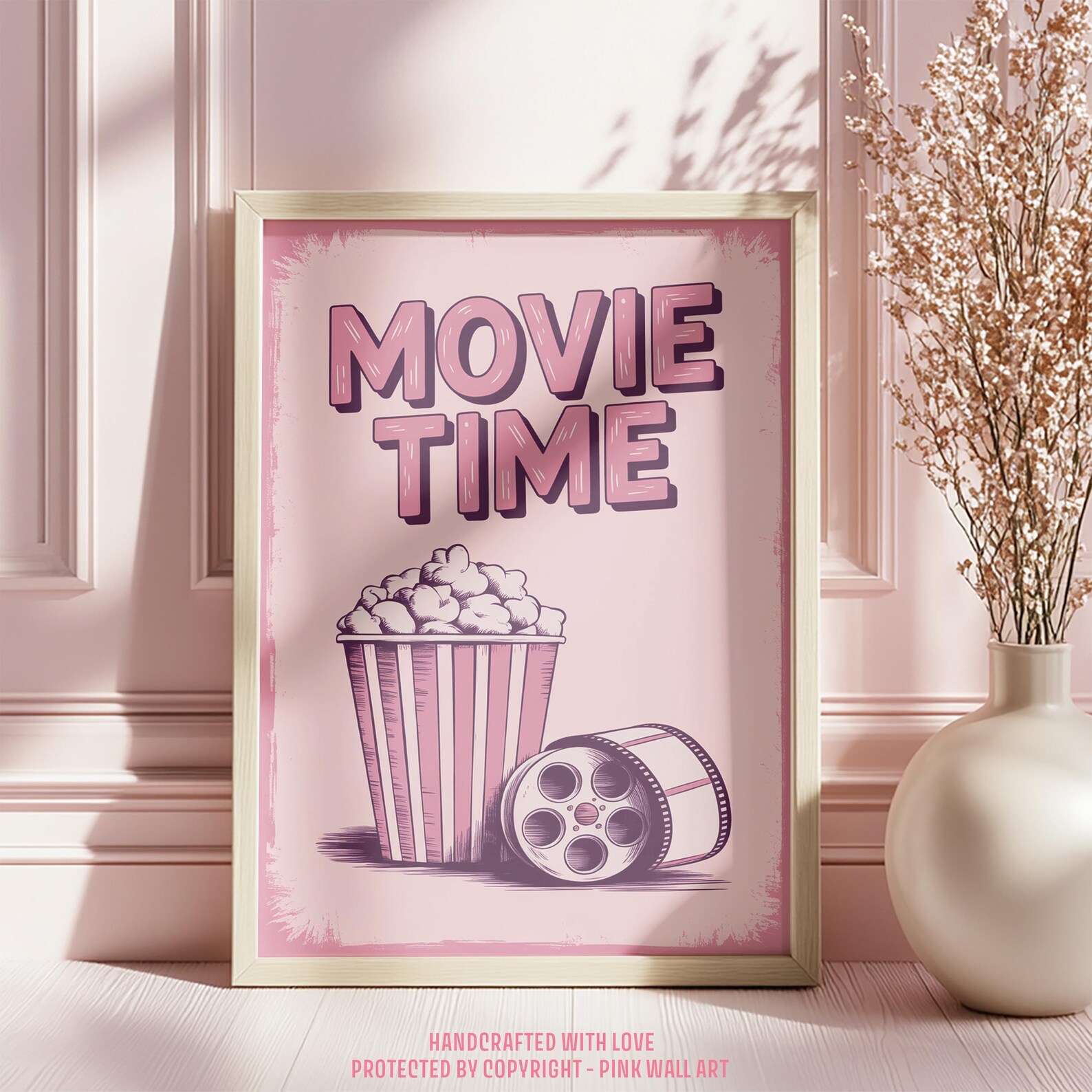 Movie Time Cinema Classics Art Poster or Canvas Wall Art for ...